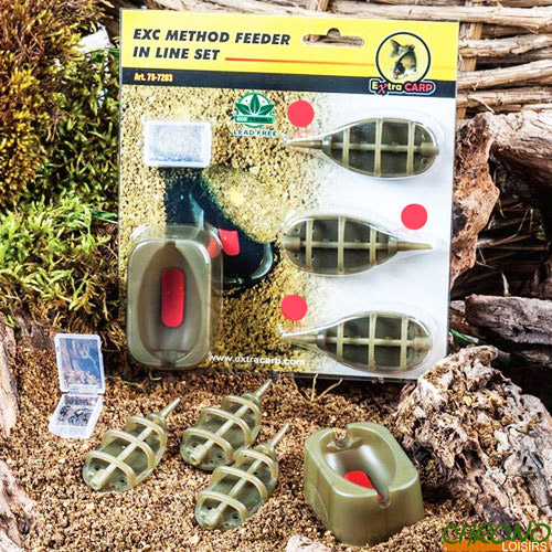 Feeder extra carp method set 20 30 40g set de 4 pieces – Chrono Carpe