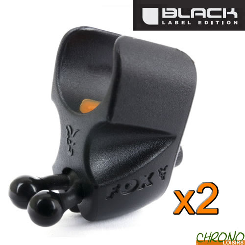 Clip ligne fox black label ajustable rod clip – Chrono Carpe