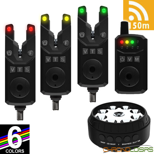 Sonik sks2 3 rods bite alarms set – Chrono Carp